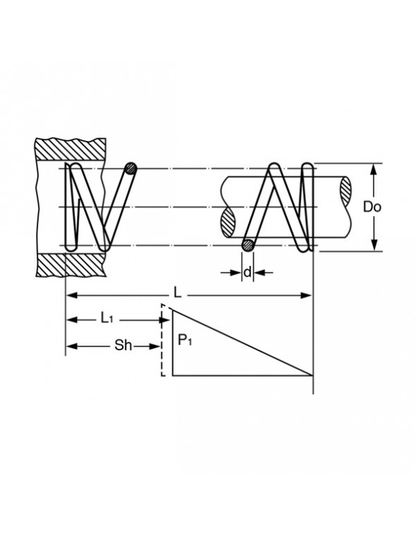 MOLLA COMPRESSIONE C0240-038-0560M