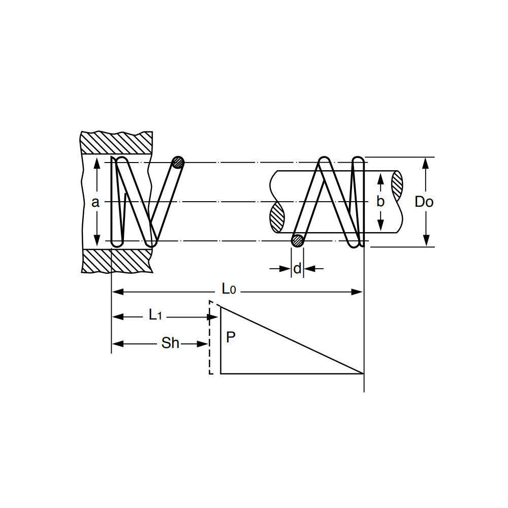 MOLLA COMPRESSIONE HP ALTE PRESTAZIONI C00670007160