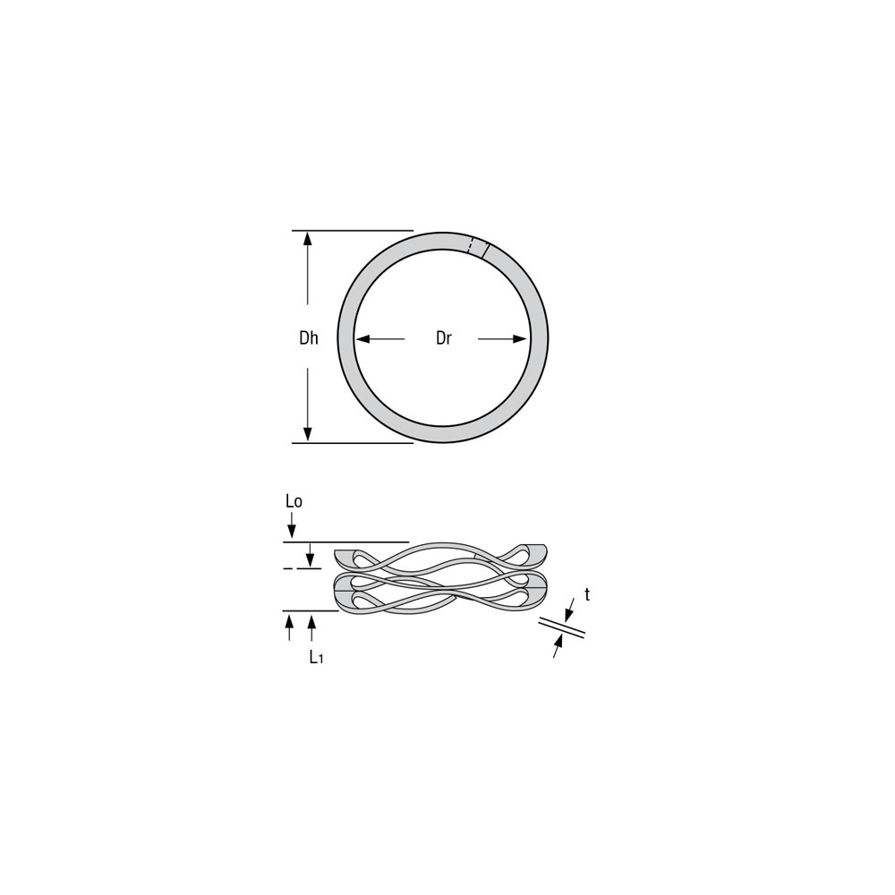 MOLLA A COMPRESSIONE MULTIWAVE MW0375-0150-04S